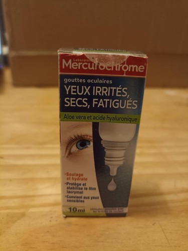 Mercurochrome Yeux Irrités Secs Fatigués 10ML 3160920507700 | eBay
