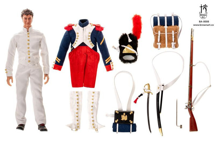 BROWN ART BA-0008 Napoleon's Empire Corporal of the Guards 1/6 Figure ...