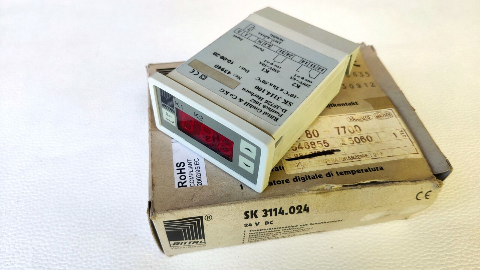 NEW RITTAL SK 3114.100 TEMPERATURE INDICATOR | eBay