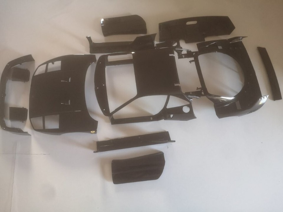 Piece BODY F40 BLACK FERRARI F40 POCHER 1/8 scale K55 K56 K57 K58 K60 ...