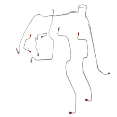 2006-2010 Ford Explorer Front Brake Line Kit 06-10 | Fine Lines | Steel ...