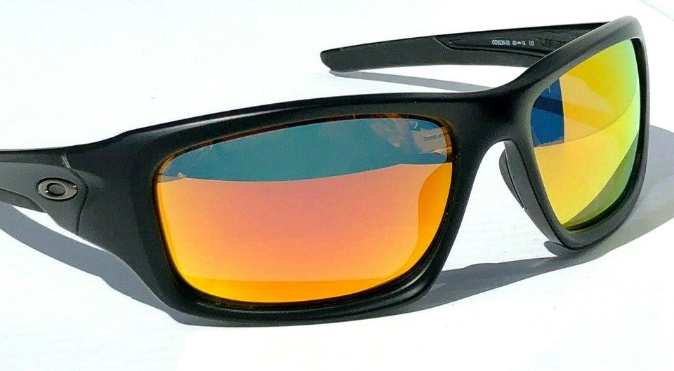 NEW* Oakley VALVE BLACK POLARIZED Galaxy Ruby Mirror Sunglass 9236 | eBay