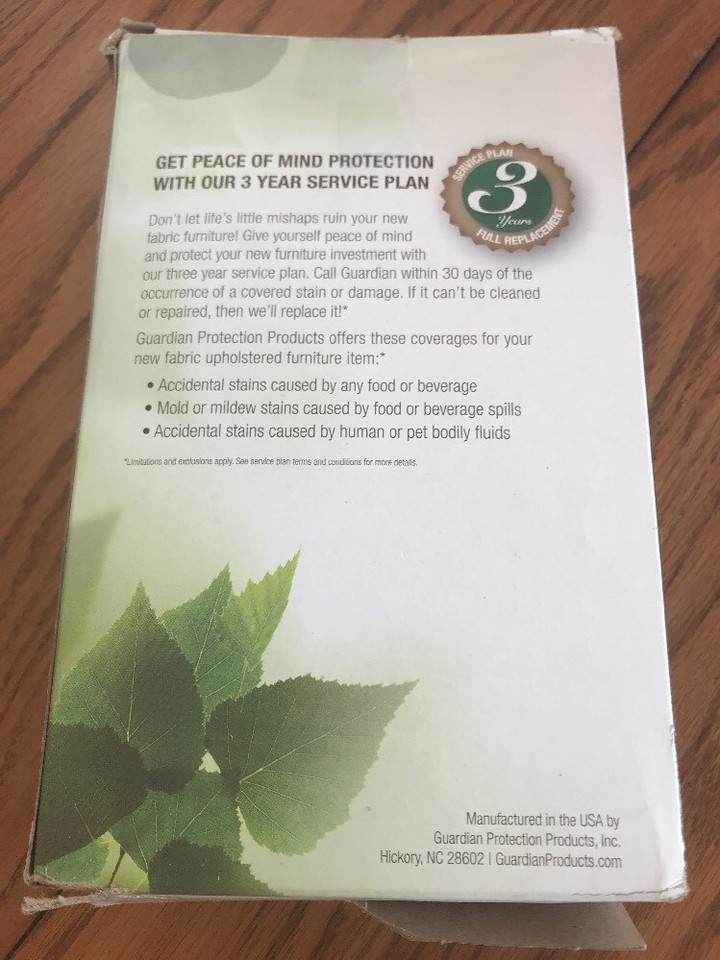 Guardian fabric Furniture Care Kit (Brand New) Ships N 24h | eBay