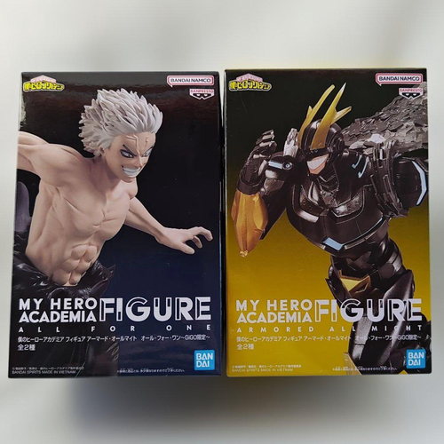 My Hero Academia Toy Figure Armored All Might & All For One Set GiGO Limited MHA | eBay