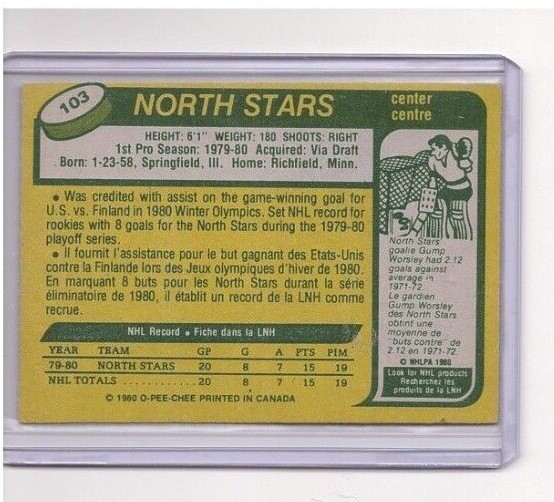 STEVE CHRISTOFF SIGNED 1980-81 O-PEE-CHEE OPC HOCKEY ROOKIE CARD #103 ...