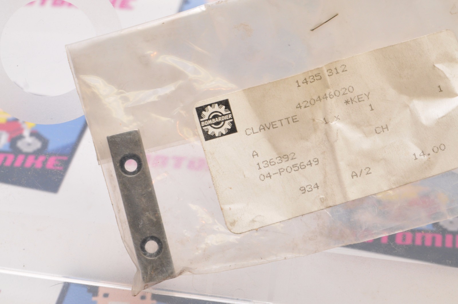 NOS OEM SKIDOO 420446020 BOMBARDIER KEY | eBay