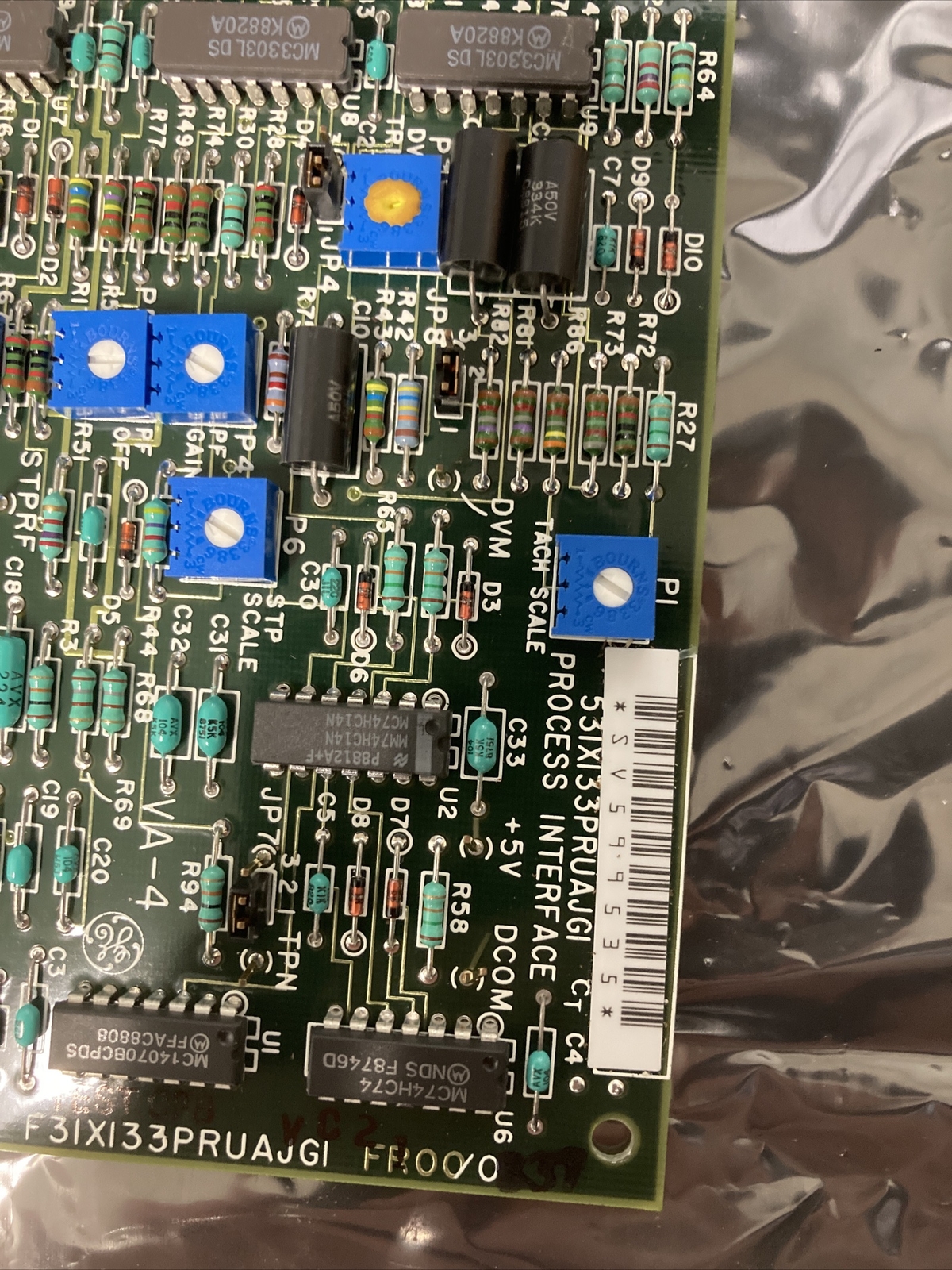 GE DC300 Adjustable Speed Drive PC Card P/N: 53IXI33PRUAJGI | eBay