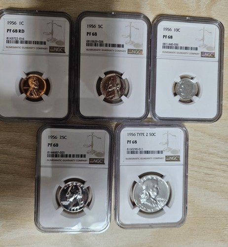 1956 Proof Set - all 5 coins grade NGC PR68 | eBay