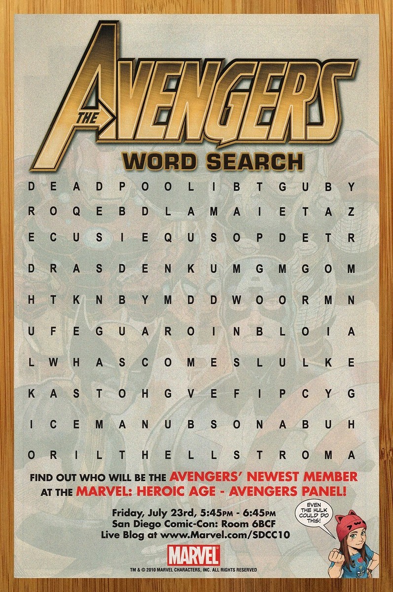 Word Scrambles Avengers Word Scrambles Printable Puzzles