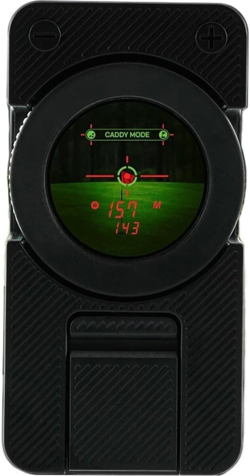 GOLFZON Caddy Talk Cube golf distance measuring device silver F/S new ...