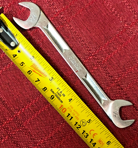 Snap On VS5216 VS-5216 SAE 1/2" 4-Way Angle Open End Wrench 6"L CND ...