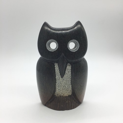 Thomas Makore Eagle Owl Stone Sculpture Zimbabwe Africa 6” Primitive ...