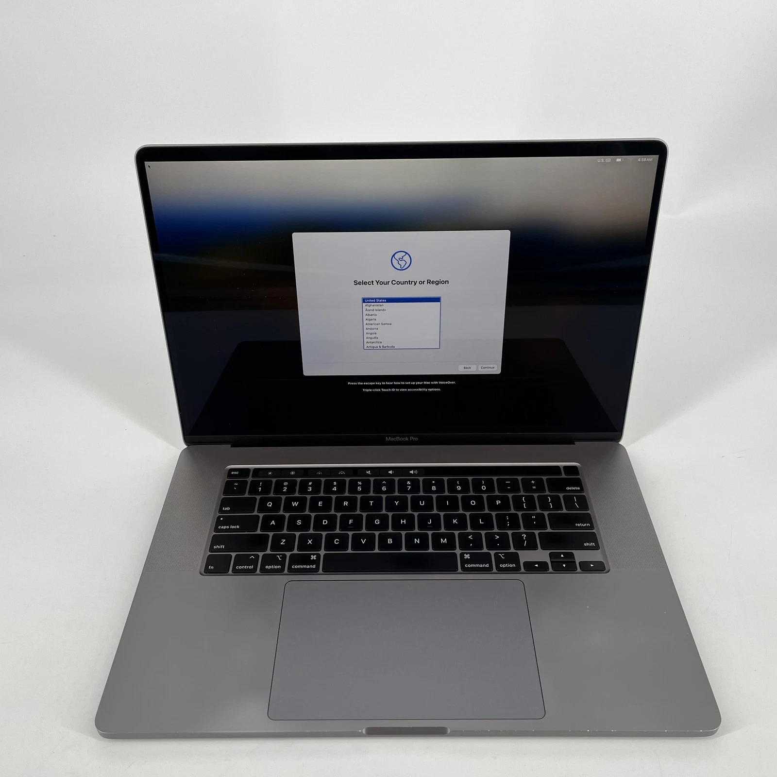 MacBook Pro 16 Touch Bar Silver 2019 2.4GHz i9 64GB 2TB SSD - Radeon ...