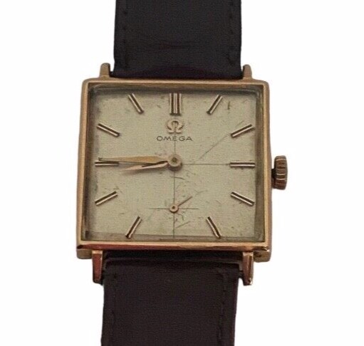 OMEGA 18k Solid GOLD, Caliber 302, Manual Wind, Swiss Made, 1958 tank ...