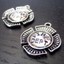 Fire Dept 23mm Antiqued Silver Plated Firefighter Charms C9199 - 2, 5 ...