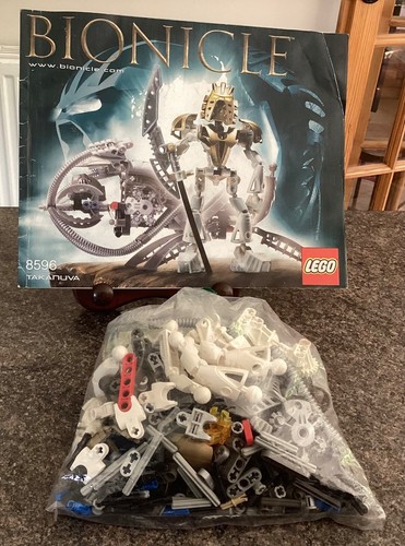 COMPLETE LEGO TITANS BIONICLE SET 8596 - TAKANUVA WITH INSTRUCTIONS ...
