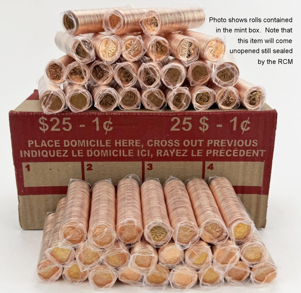 2012 1 Cent LAST DAY OF PRODUCTION RCM Sealed Original Mint Box (2500 ...