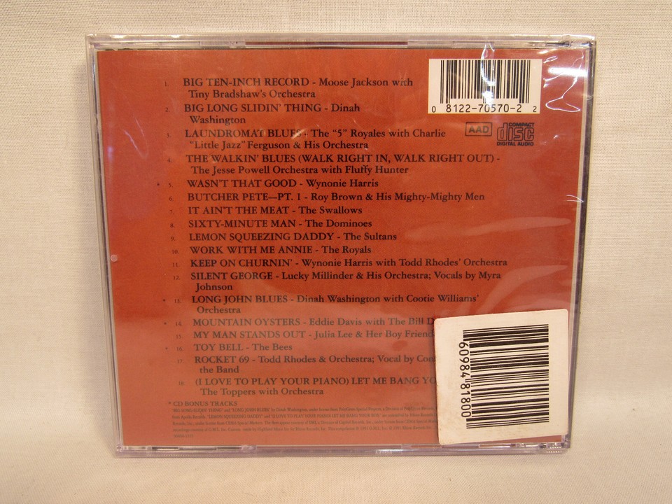 RISQUE RHYTHM - Nasty 50s R&B CD Various Artists NEW FACTORY SEALED ...