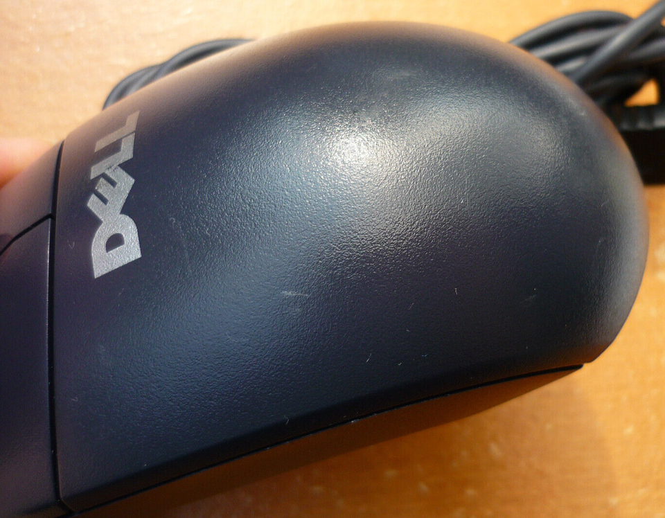 Dell MO56UC USB Wired Mechanical Ball Wheel Mouse DARK GRAY GOOD ...