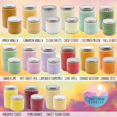 16oz Medium - Sunset Scent Candles(Formerly Gold Canyon Vault) Core ...