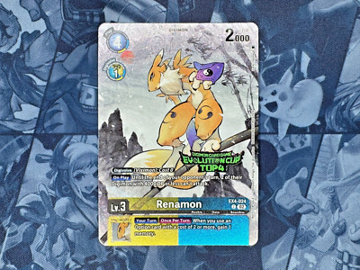 Digimon - Renamon (TOP 4) - EX4-024 - Evolution Cup - Promo | eBay