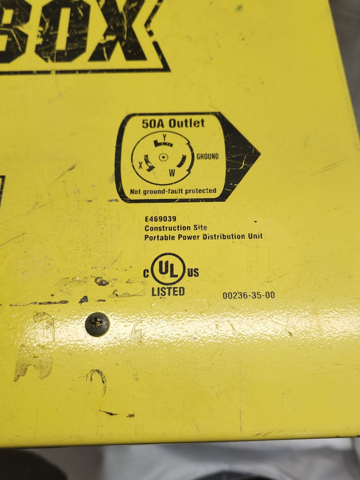 Southwire X-treme Power Distribution Box, Temporary Power Box, 50-Amp ...