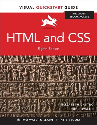HTML and CSS: Visual QuickStart Guide (8th Edition) (Visual Quic 9780321928832| eBay