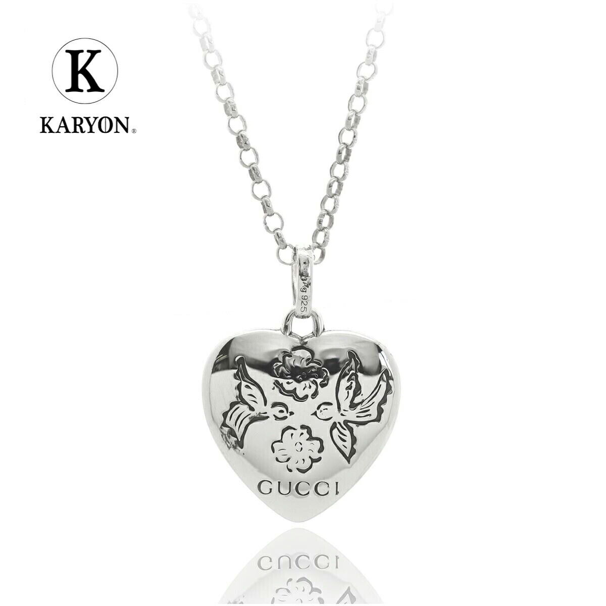Gucci Necklace Blind For Love Heart Pendant Logo Flower Eye Gucci Necklace Blind For Love Heart Pendant Logo Flower Eye
