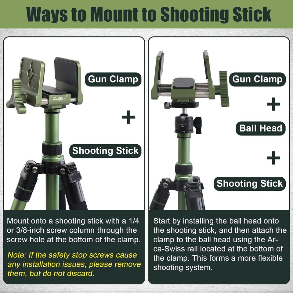 Arca Swiss Saddle Gun Clamp Rifle Tripod Shooting Rest Mount for ...