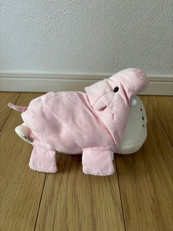 Shirotan Hippo Kigurumi Plush Toy Mother Garden JPN Limited Edition ...