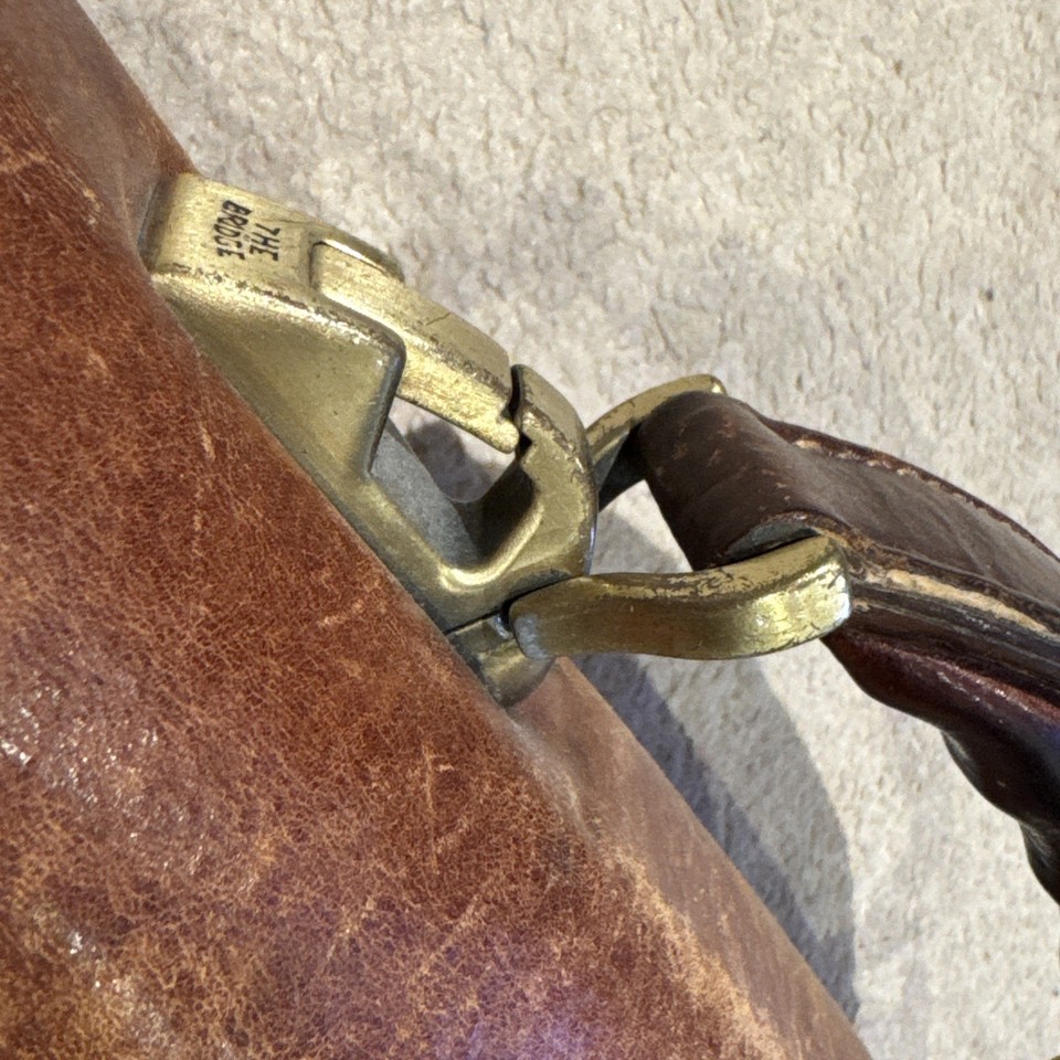 The Bridge Leather Briefcase (mid 90s) Used With Key Vintage Retro ...