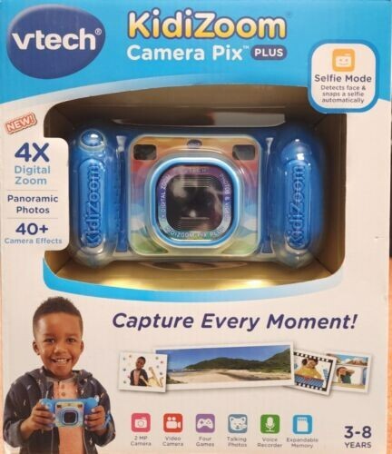 VTech KidiZoom Camera Pix Plus Blue NEW FAST FREE SHIPPING!!! | eBay