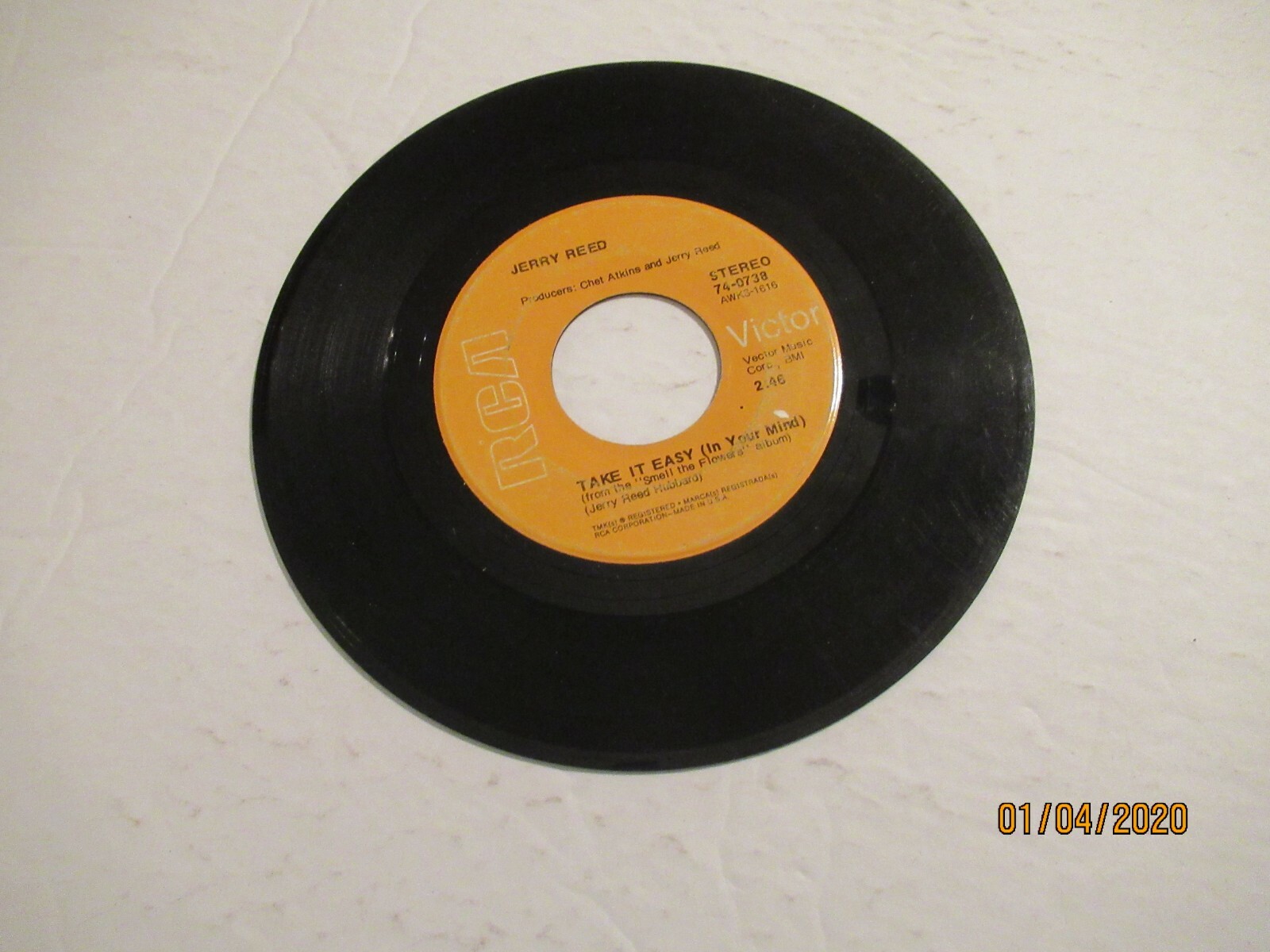 Jerry Reed: Alabama Wild Man / Take It Easy / 45 Rpm 1972 | eBay