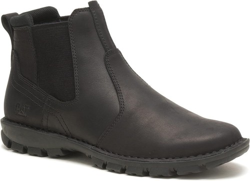 Cat Excursion Mens Slip On Chelsea Boot Shoes Fashion Ankle Black UK 9 ...