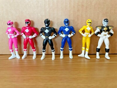 Bundle of all 6 Power Rangers Mighty Morphin Mini Figures from Cereal ...