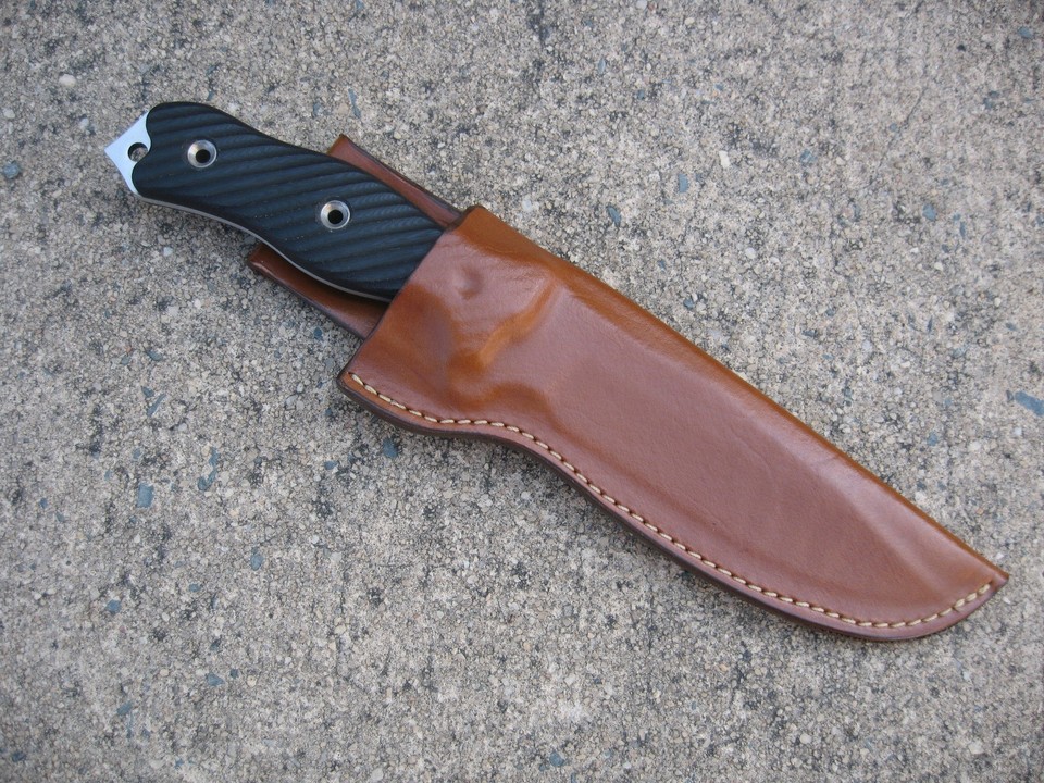Busse Combat FLAK JACK Knife Custom Molded Leather Sheath TAN | eBay