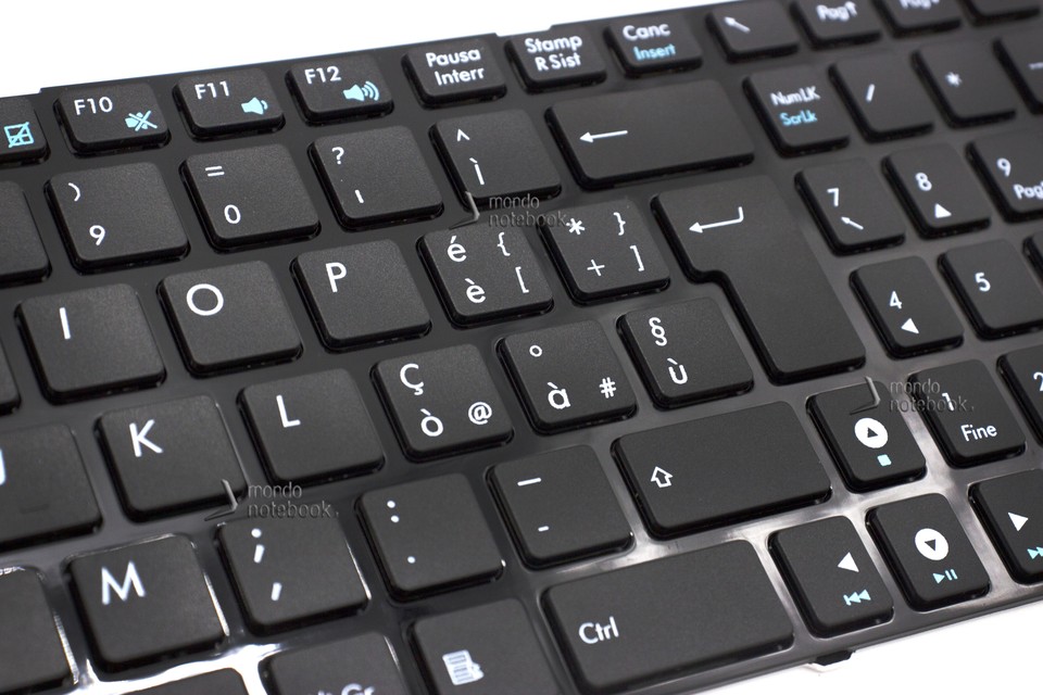 Tastiera layout ITA Keyboard per notebook ASUS X52JR X52JU X53S X55A ...