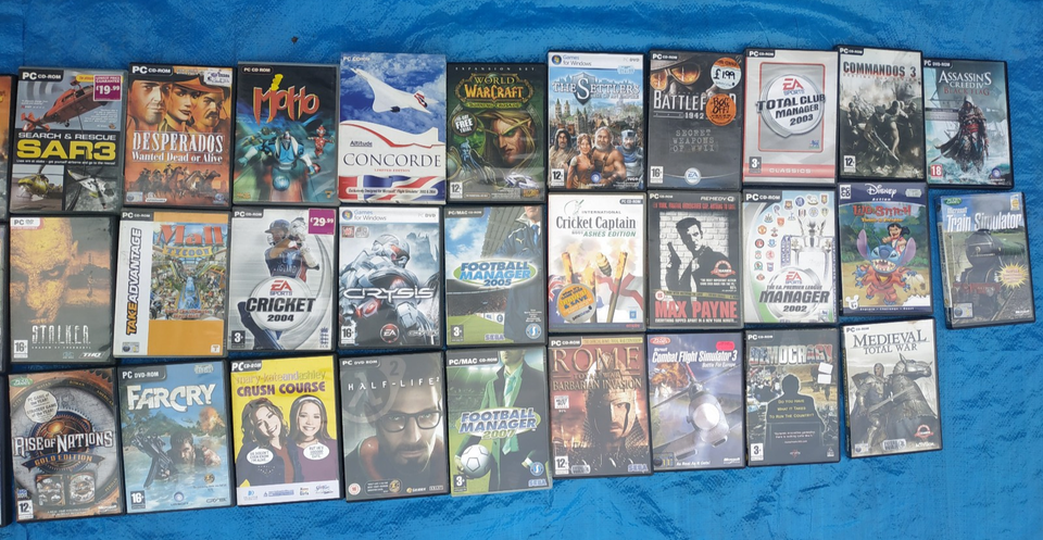 Job Lot 95 x Assorted PC CD-ROMs Various Genre | eBay UK
