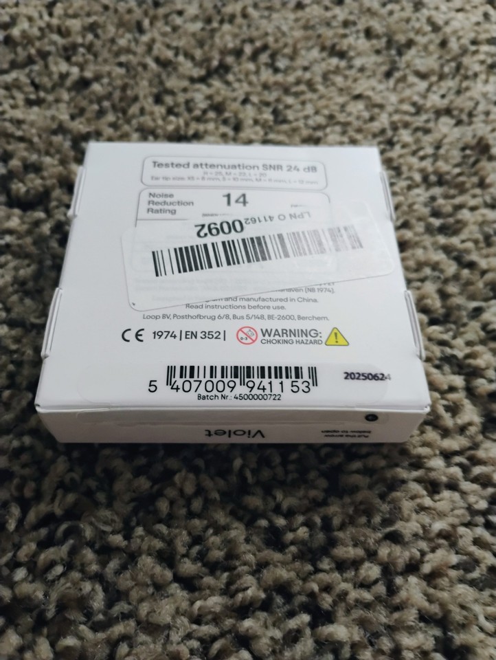 Loop Quiet 2 Earplugs Ultra-Comfortable, Reusable, Noise-Reducing Violet | eBay