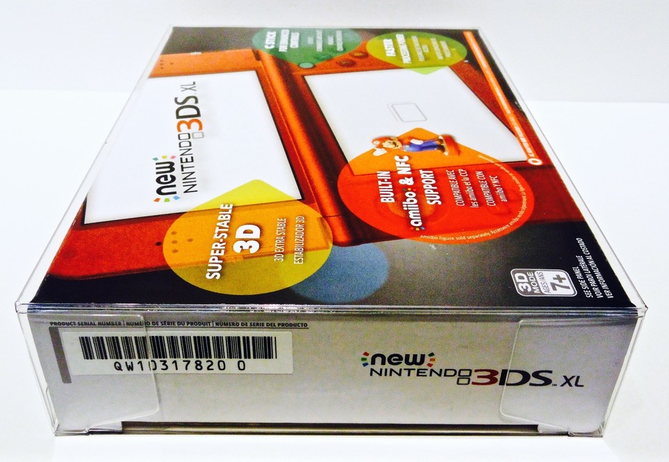 1 Box Protector For The "NEW" NINTENDO 3DS XL Console Box. NTSC Display ...