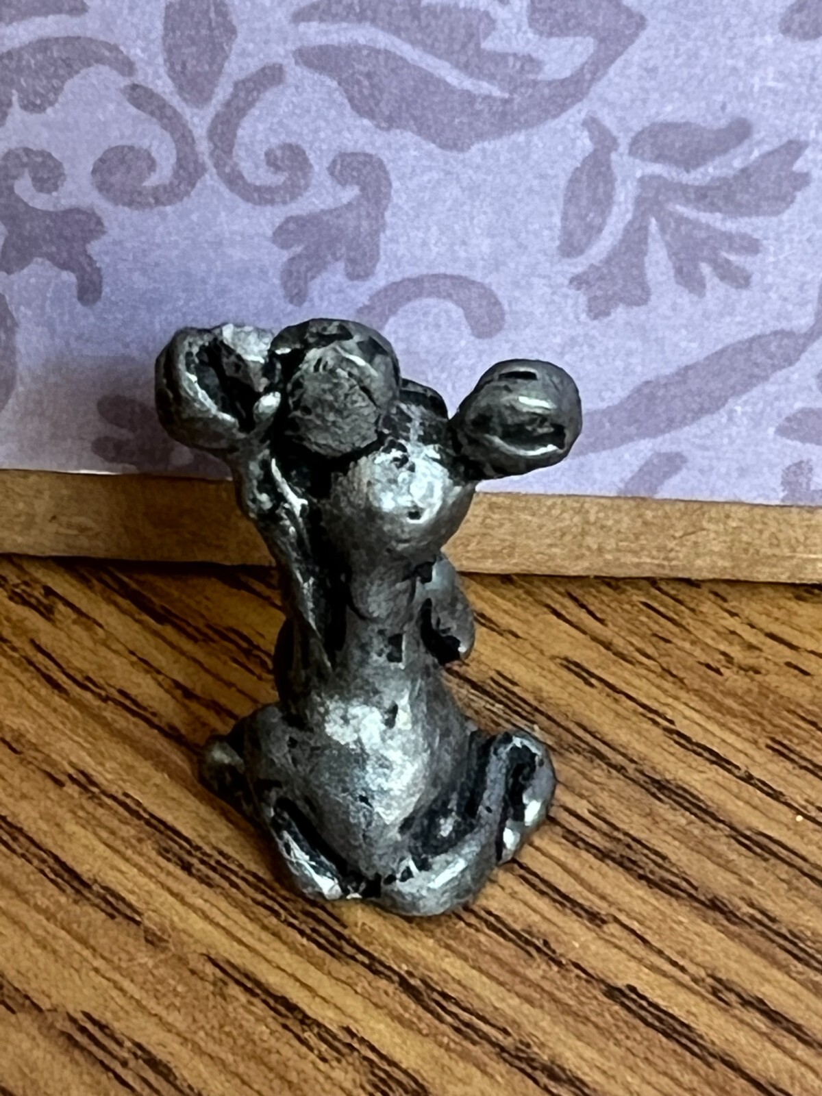 Vintage Mini Pewter Mouse Animal Figurine 1.25 x 3/4” Vintage ...