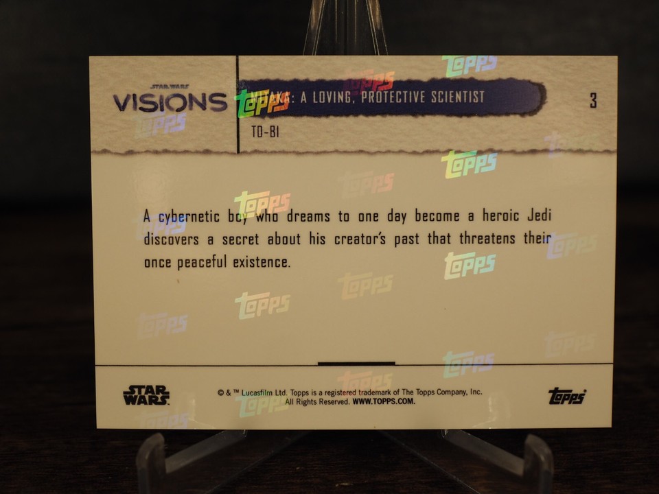 2021 Topps Now Star Wars Visions T0-B1 Mitaka: A Loving, Protective ...
