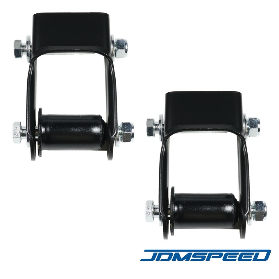 Pair Rear LH & RH Leaf Spring Shackle Kit for Chevy Blazer S10 GMC ...