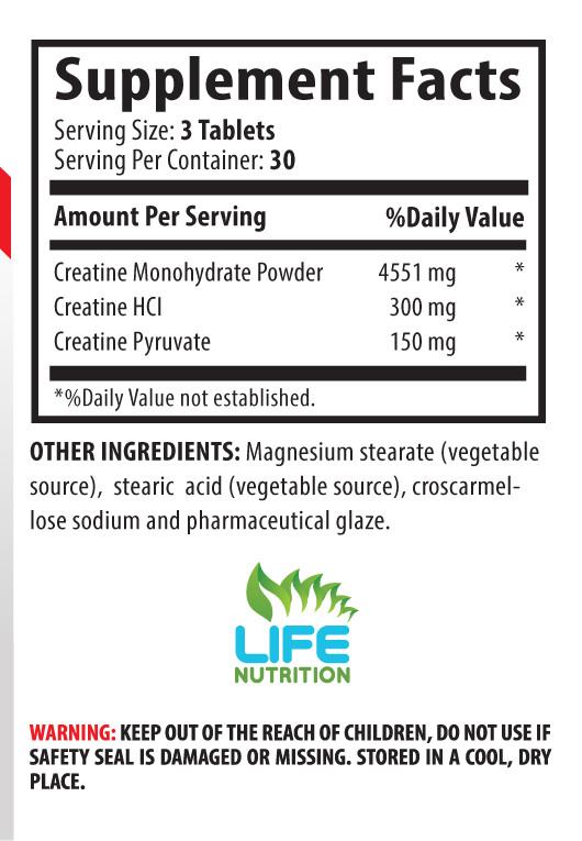 Extreme Muscle Growth Creatine Tri-Phase 3X 5000mg Super Pills Deal 3 ...