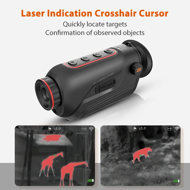 G215 256x192 Thermal Imager Night Vision Scope Imaging Monocular ...