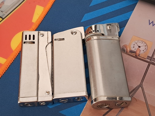 vintage lot 3 gas lighter_(PARTS OR REPAIR-NOT WORKING) | eBay