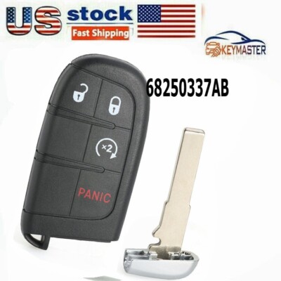 68250337AB Keyless Prox Remote Key Fob for Jeep Compass 2015 2016 -2021 ...