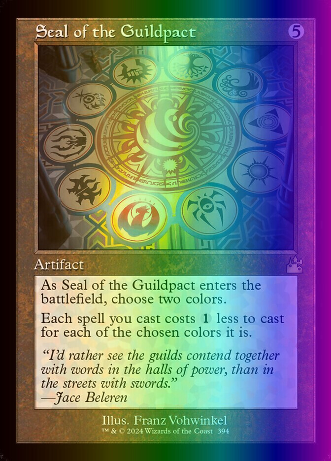 MTG Seal of the Guildpact (394/497) Ravnica Remastered LP FOIL | eBay