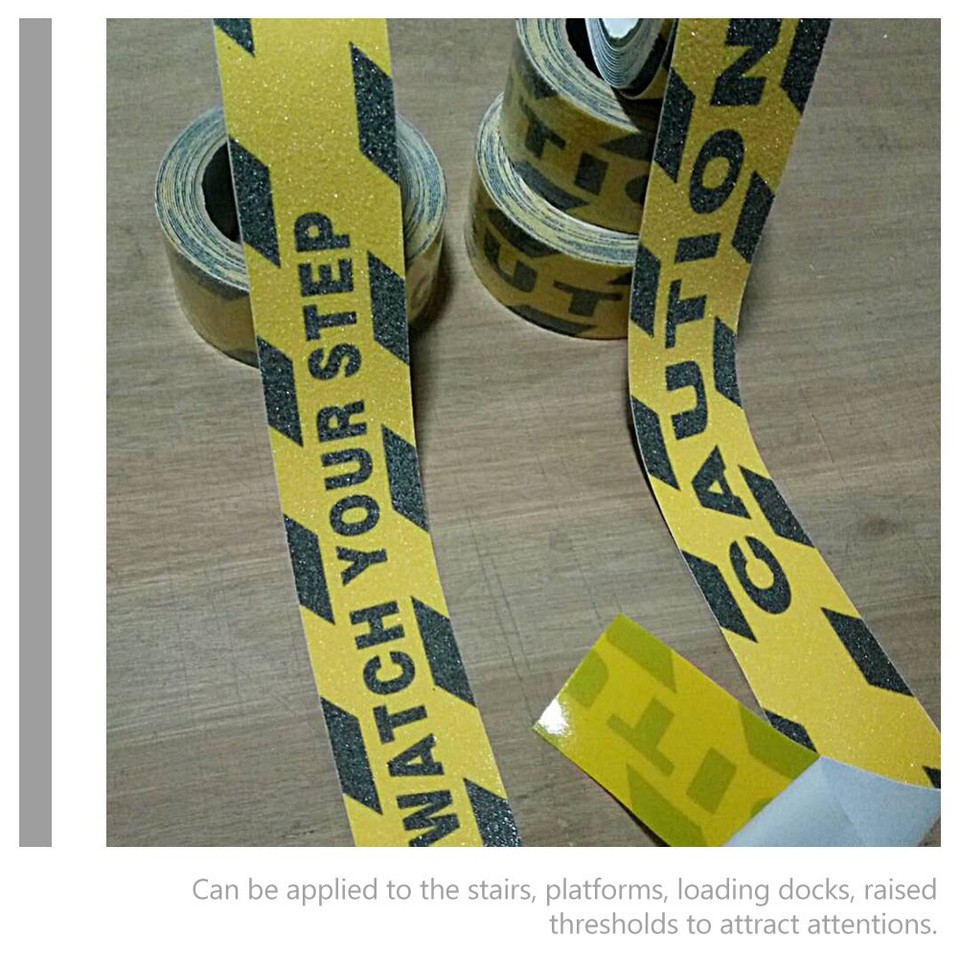 3 Pcs Watch Your Step Adhesive Non-skid Tape Caution Signs for Floor ...