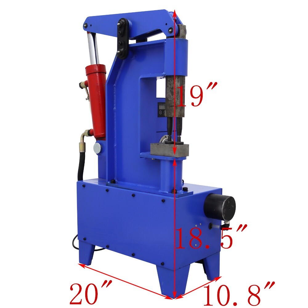 Pneumatic Riveting Machine Double Punch 6" Stroke 220V Controller Dia ...